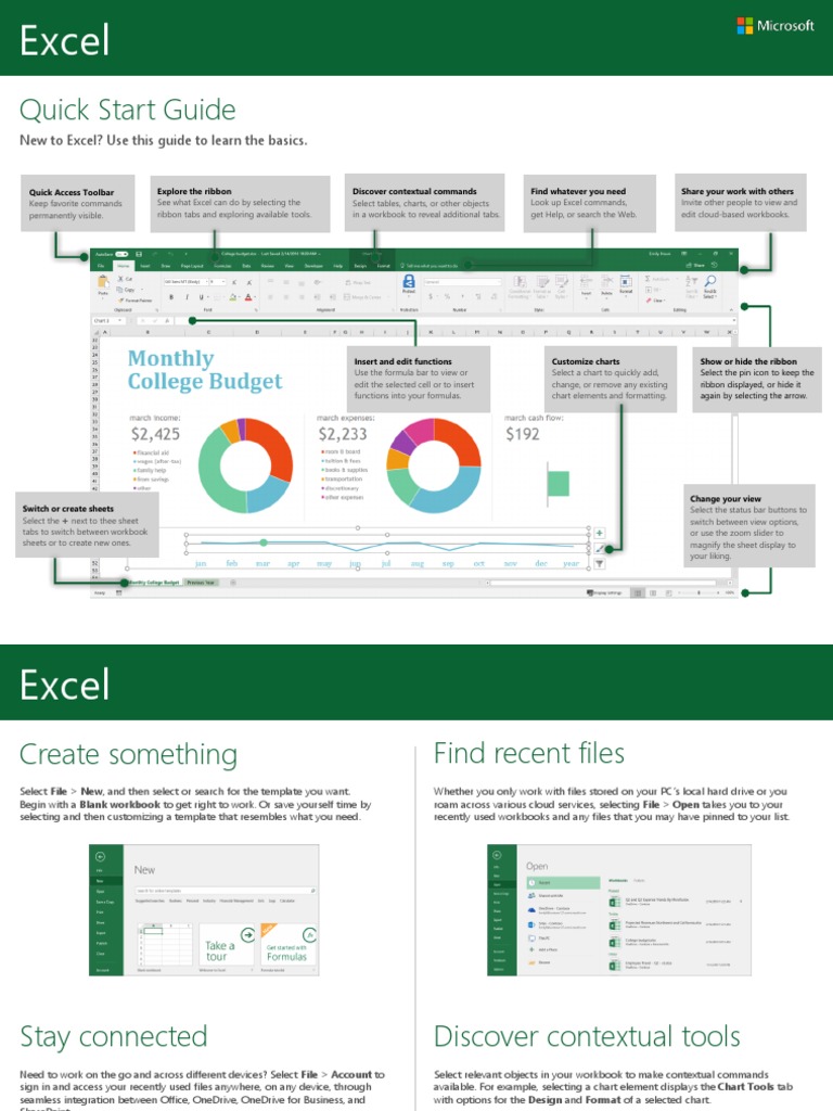 Excel QS PDF | PDF | Microsoft Excel | Tab (Gui)