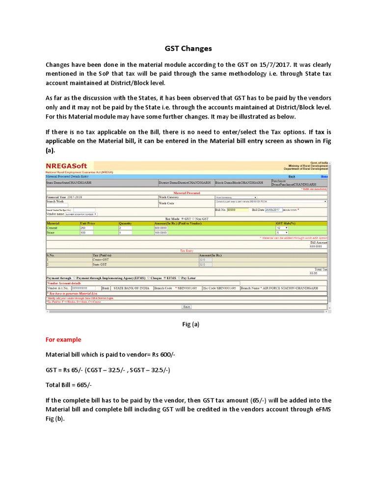 GST Changes | PDF | Payments | Government Finances