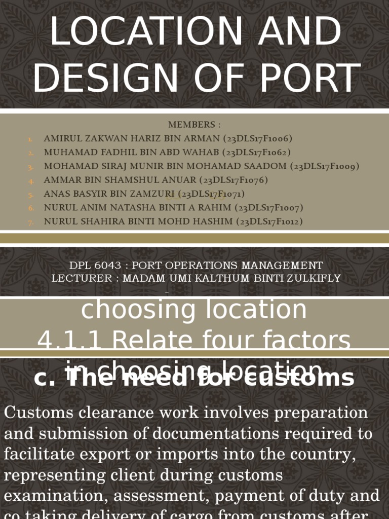 40 Factors in Choosing Location and Design | PDF | Subsidy | Economies