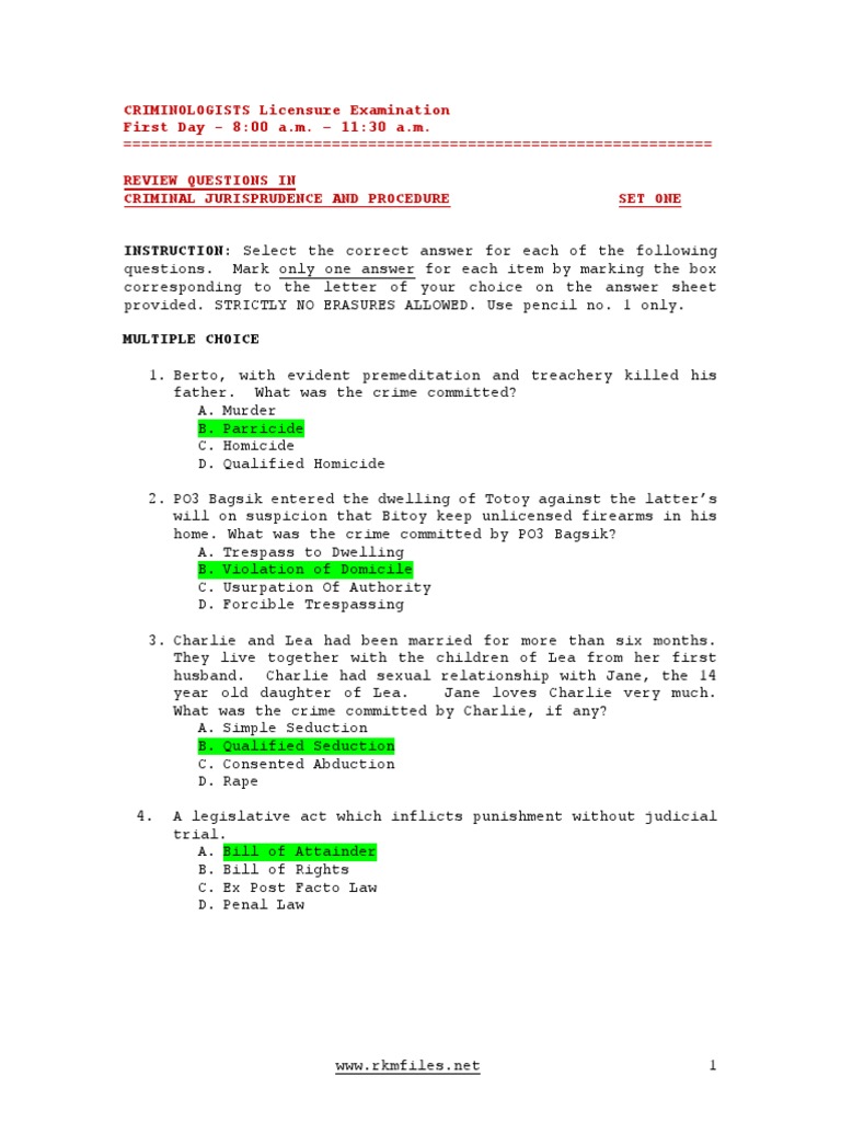 1200 Question and Answer | PDF | Plea | Arraignment