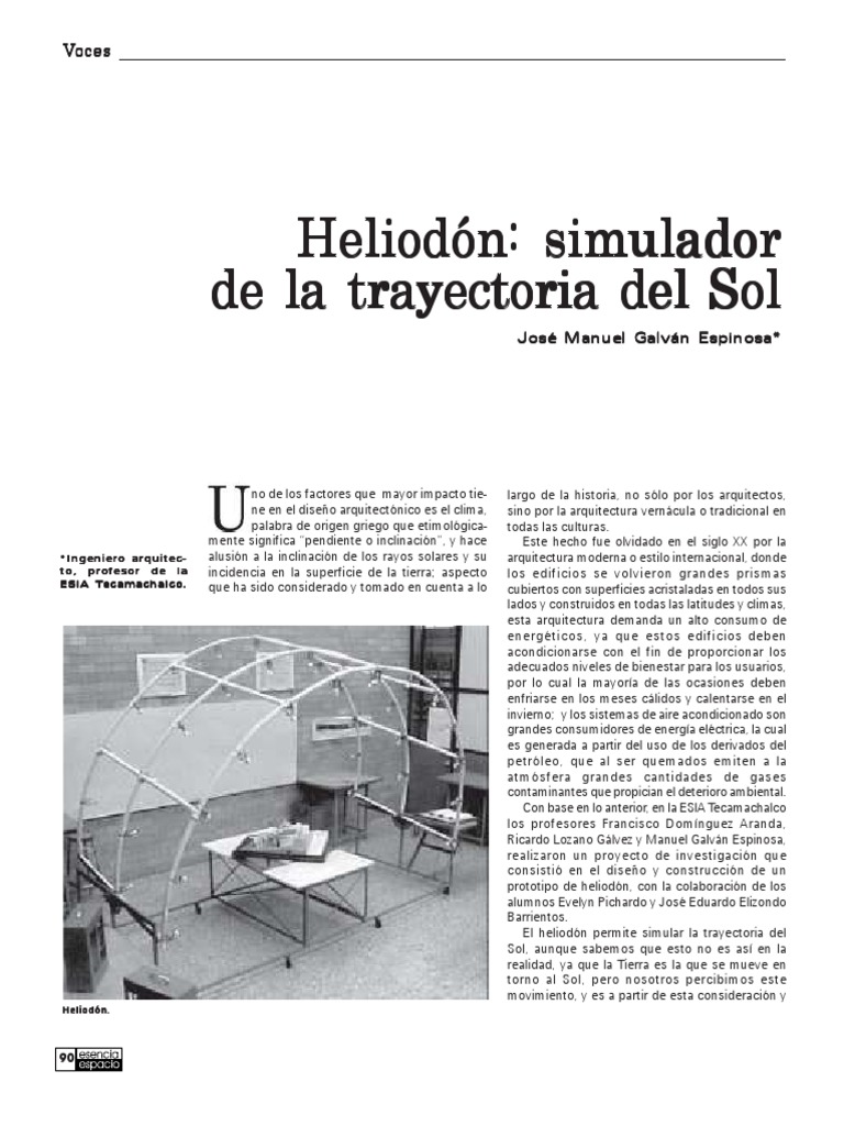 25 Heliodon | PDF | Dom | Clima