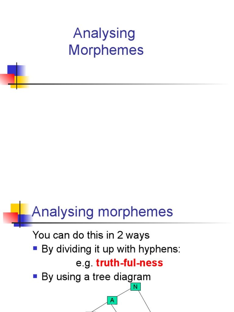 Morphological Analysis Techniques | PDF | Word | Morphology (Linguistics)