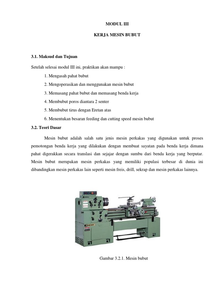 MODUL Bubut | PDF | Griya & Taman | Komputer