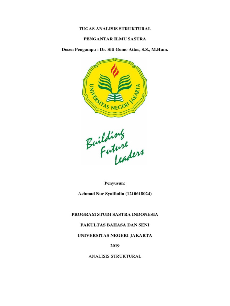 Analisis Struktur Syaid | PDF