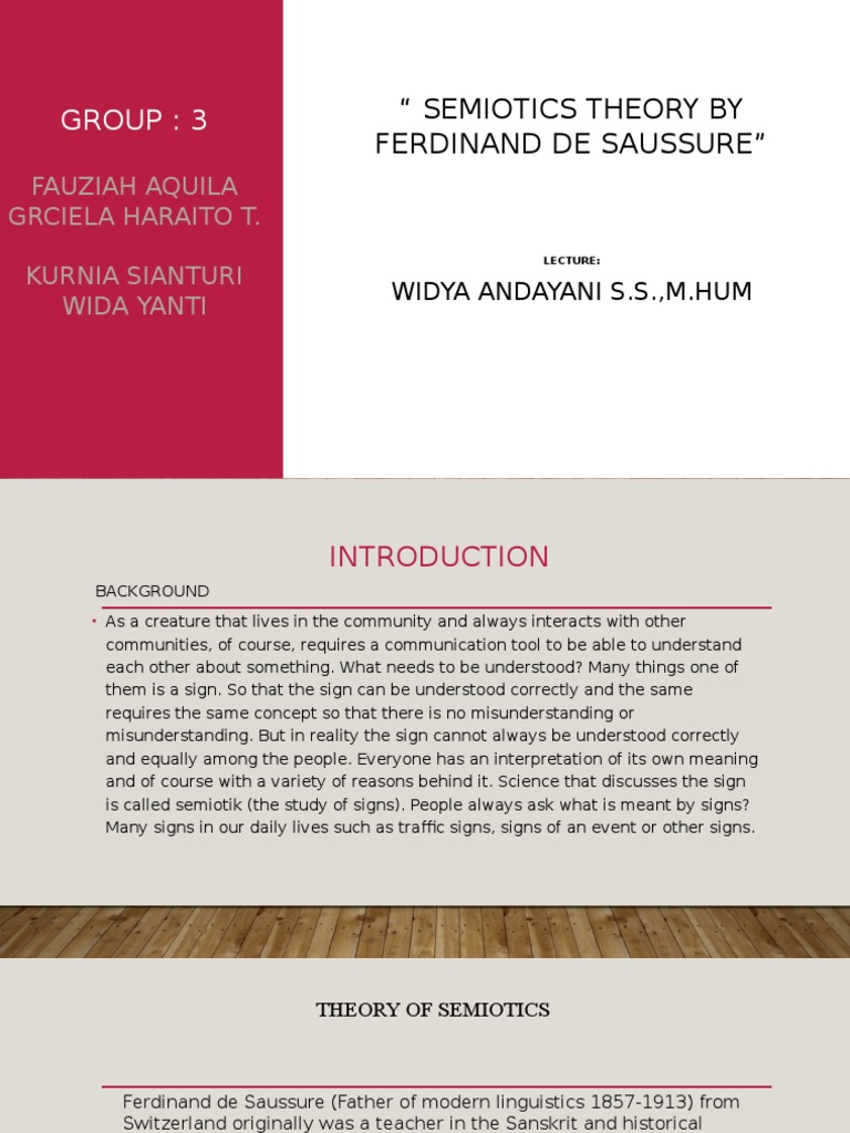 Semiotik | PDF | Linguistics | Semiotics