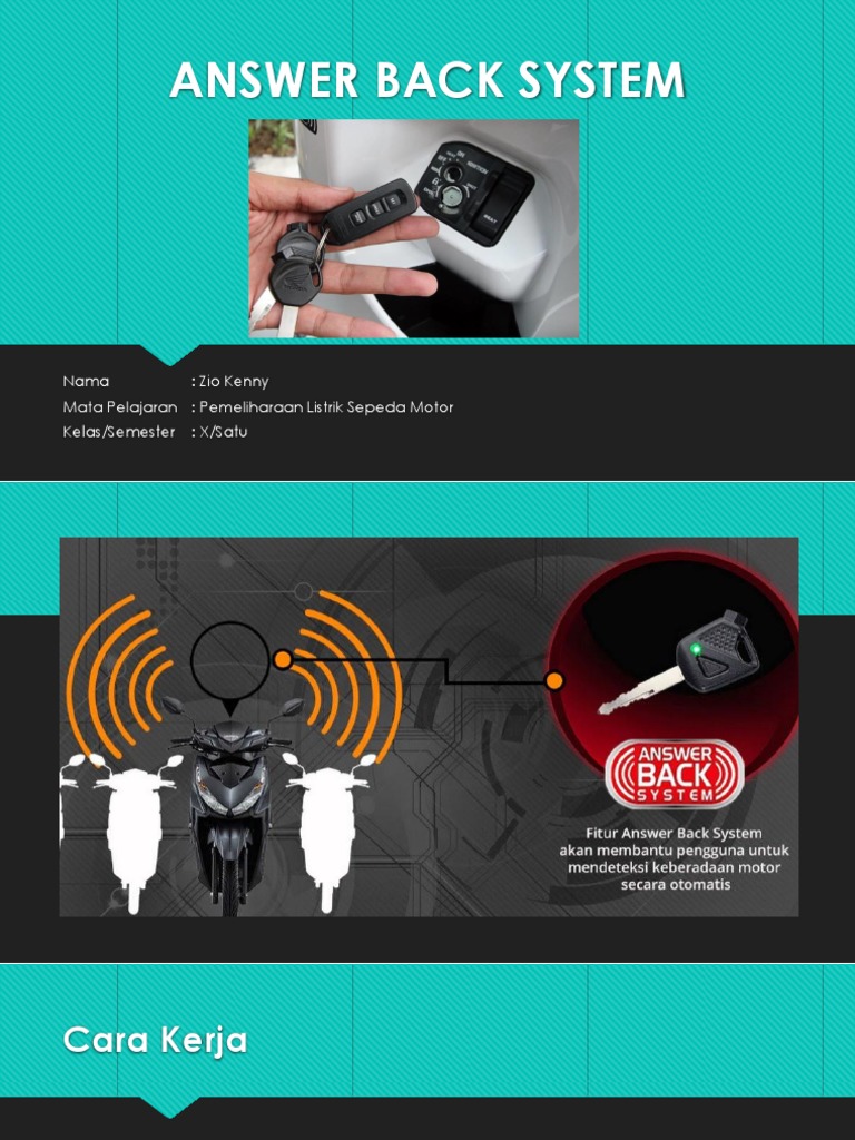 Answer Back System | PDF