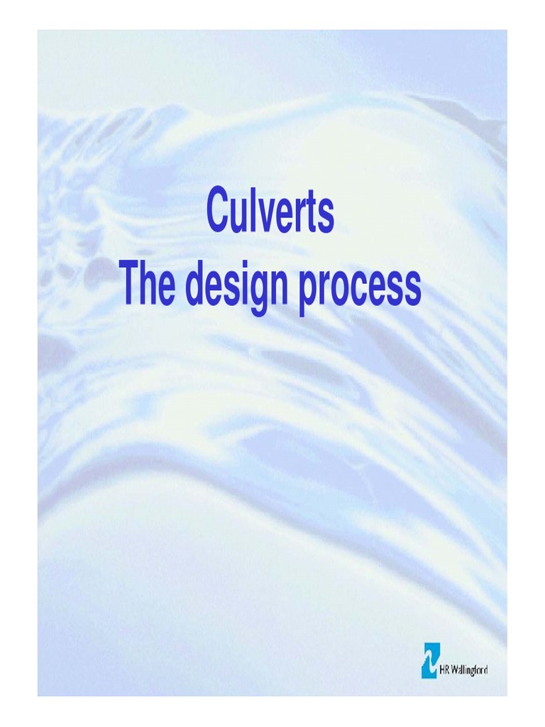 Culvert Design Process | PDF