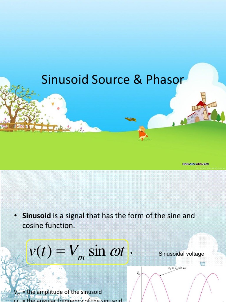 Sinusoidal and Phasors | PDF