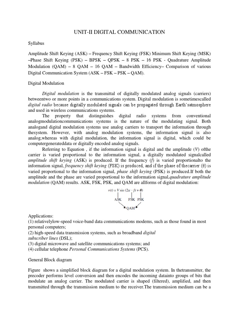 ADC UNIT-ii | PDF | Modulation | Frequency Modulation