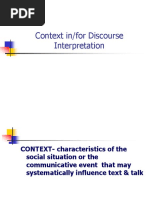 Possible Exam Questions For The Discourse Analysis Exam | PDF | Genre ...