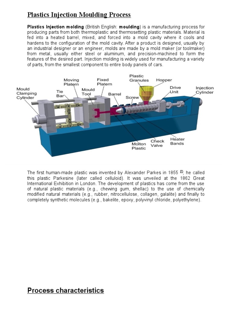 Plastics Injection Moulding Process | PDF | Plastic | Polymers