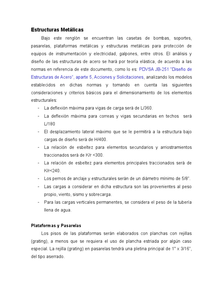 Estructuras Metálicas | PDF | Barlovento y sotavento | Acero