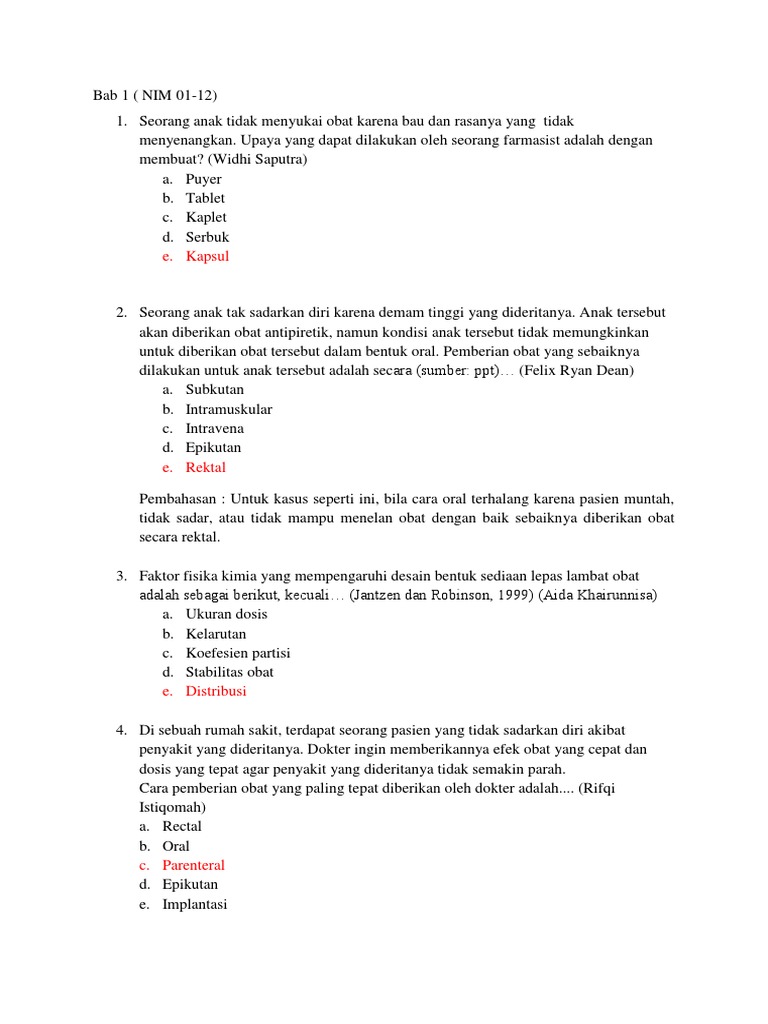 KUMPULAN Soal TSF | PDF