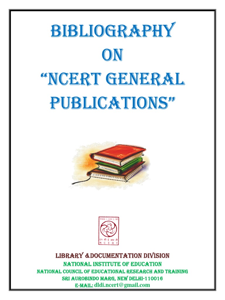 NCERT General Publications Bibliography | PDF | Schools | Teachers
