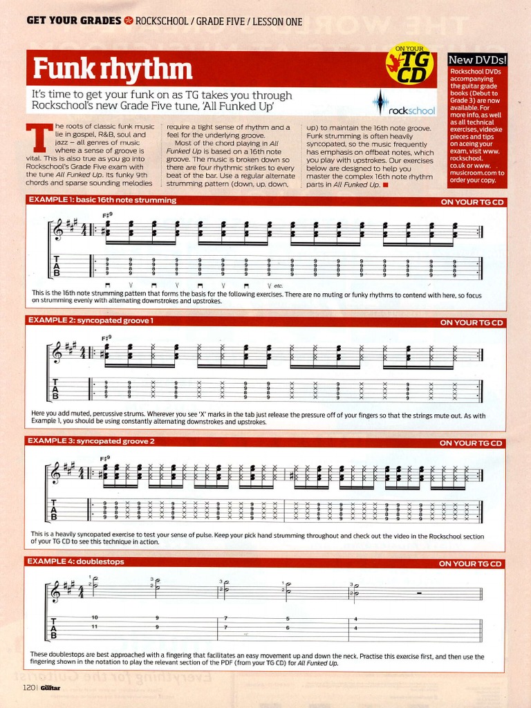 Its Time To Get Your Funk On As TG Takes You Through Rockschool's New ...