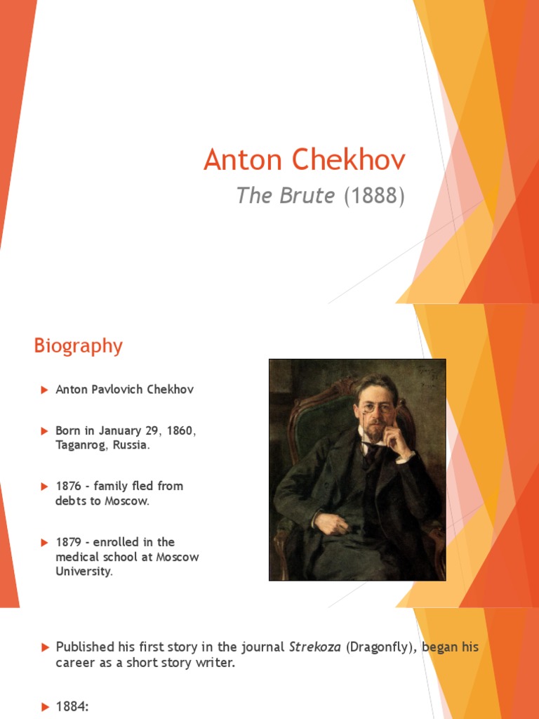Drama - Week 4-5 - Anton Chekhov - The Brute | PDF | Anton Chekhov | Theatre
