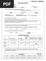 California Personnel Record Form LIC 501 | PDF | Driver's License ...