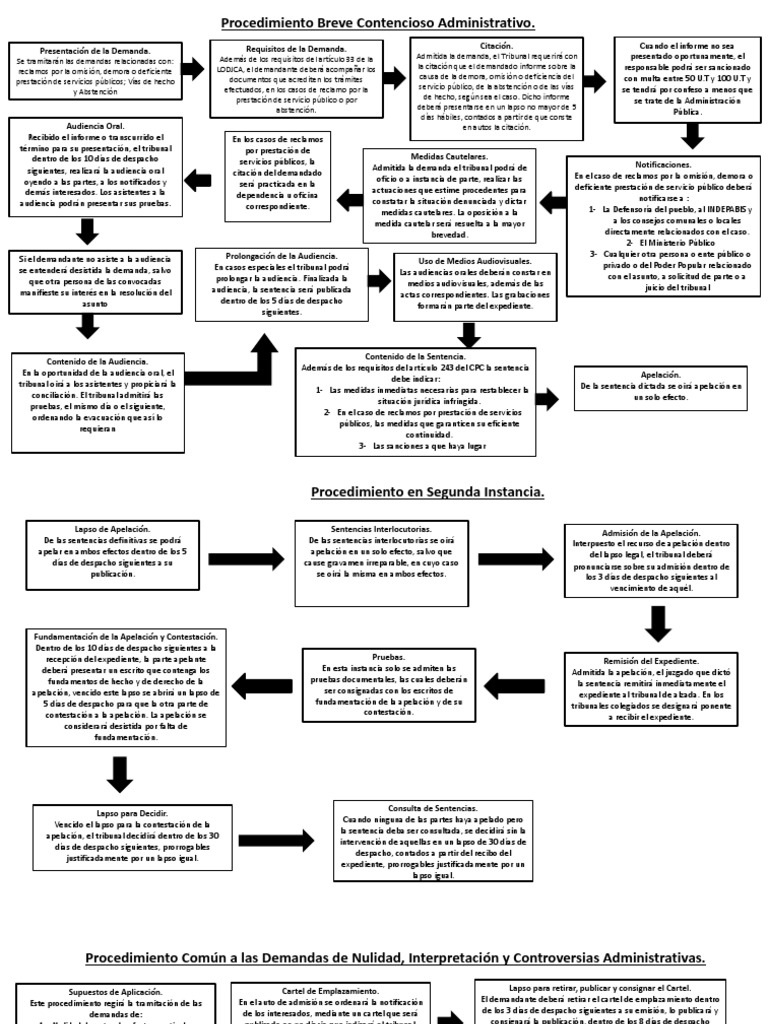 Esquemas de Procedimientos Contenciosos Administrativos | Apelación | Mandato