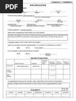 California Personnel Record Form LIC 501 | PDF | Driver's License ...