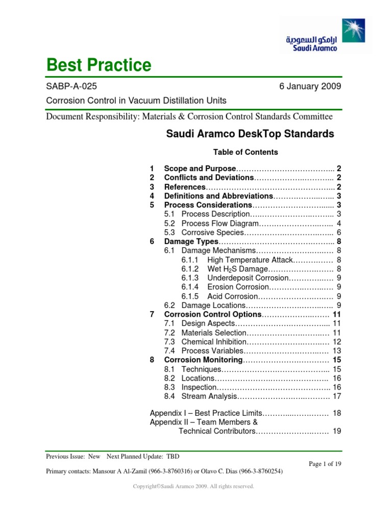 Sabp A 025 PDF | PDF | Oil Refinery | Corrosion