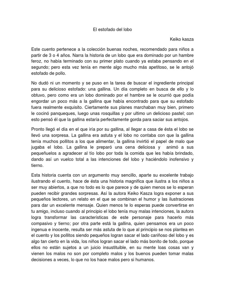 El Estofado Del Lobo | PDF | Libros para adolescentes