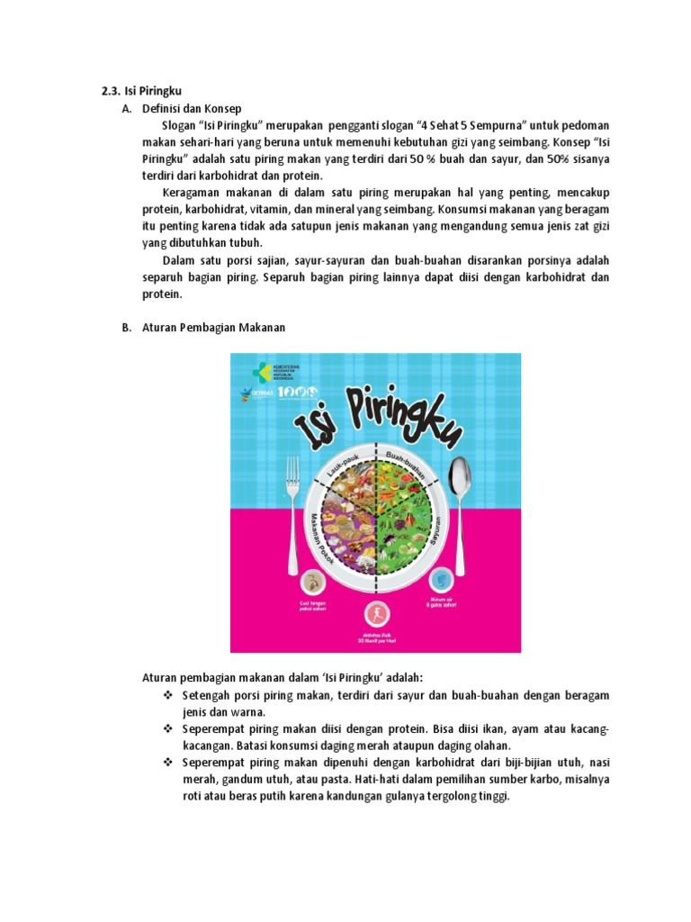 Isi Piringku | PDF