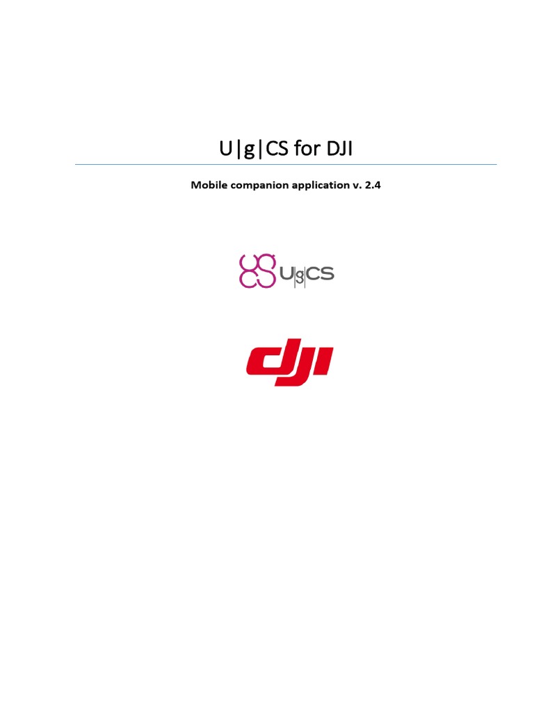 How To Connect UgCS and DJI Drone | PDF | Exposure (Photography) | Shutter Speed