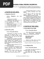 Consignas para Hacer Silencio | PDF | Estudios de idiomas extranjeros ...