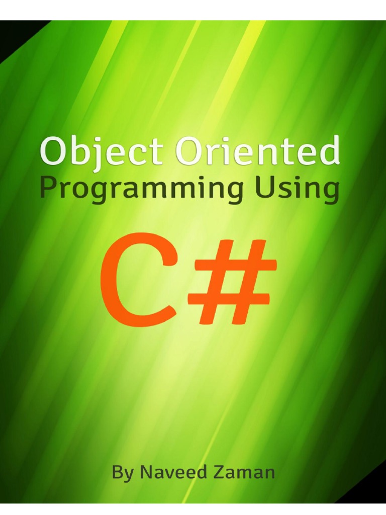 3 - Introduction To C-Sharp PDF | PDF | Constructor (Object Oriented Programming) | Programming