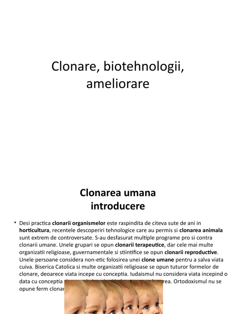 Clonare | PDF