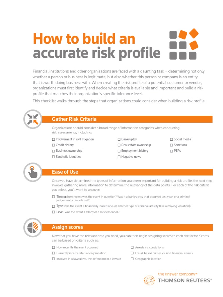 Risk Checklist r1 | Download Free PDF | Risk Assessment | Risk
