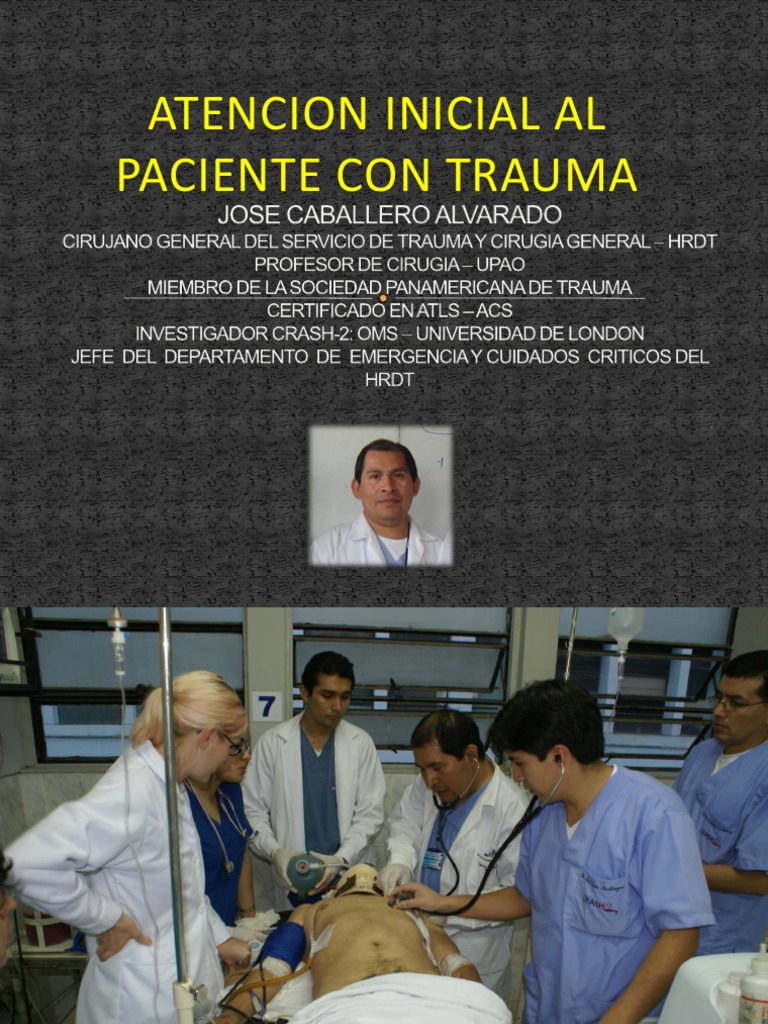 ATLS Revisión Primaria y Secundaria en Paciente con Trauma | PDF ...