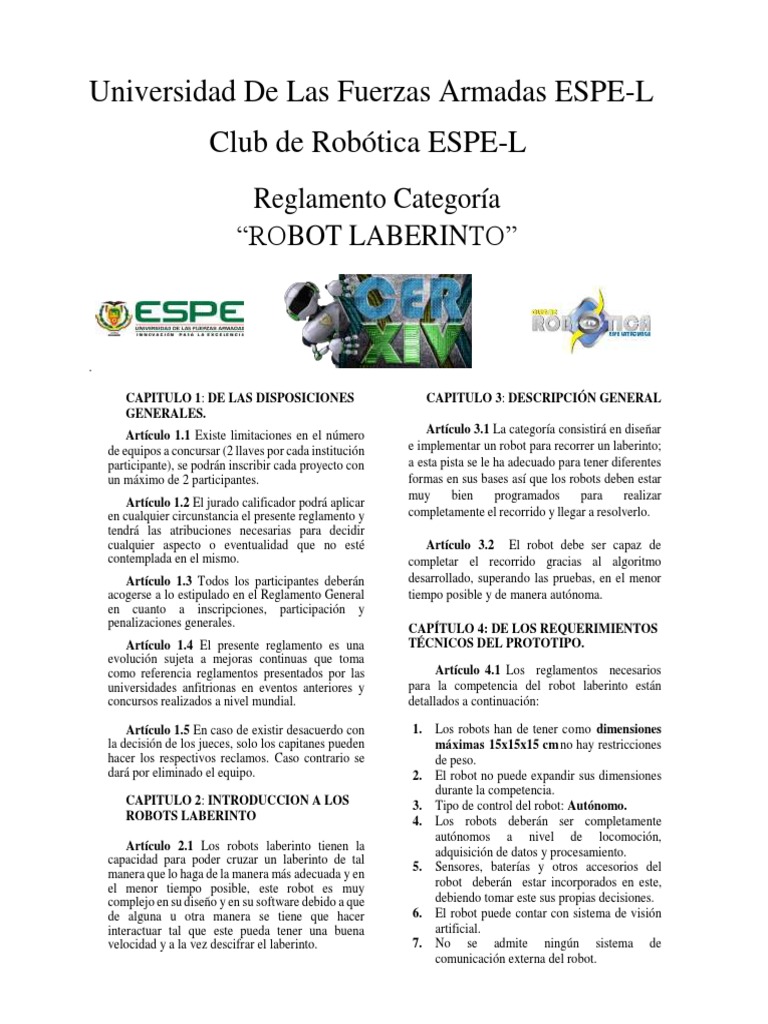 Robot Laberinto | PDF | Robot | Robótica