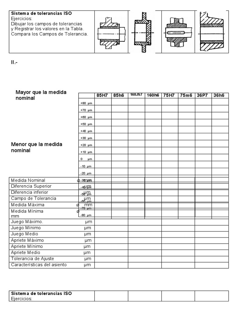 Ejercicios Tolerancias Pdf Tolerancia De Ingeniería Ingeniería