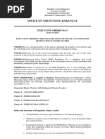 BADAC Executive Order House Cluster | PDF | Public Law | Public Sphere