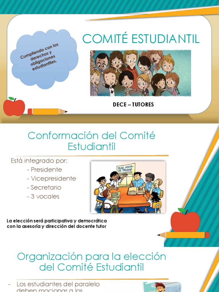 COMITÉ ESTUDIANTIL- FUNCIONES | Unión de Estudiantes | Maestros ...