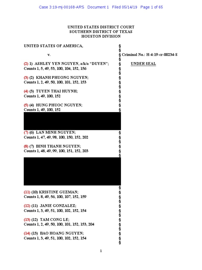Marriage Fraud Conspiracy Indictment | PDF | Social Institutions ...