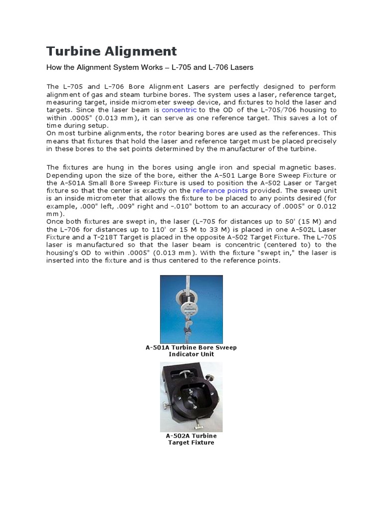 Turbine Alignment | PDF | Applied And Interdisciplinary Physics ...