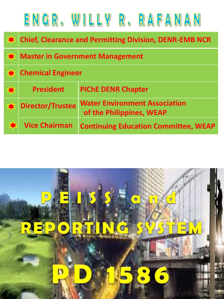 PD 1586 Basic Training | PDF | Environmental Impact Assessment | Livestock