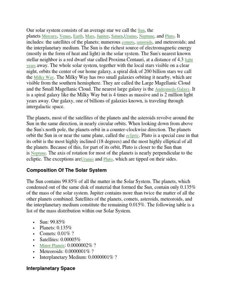 Solar System | PDF | Solar System | Planets