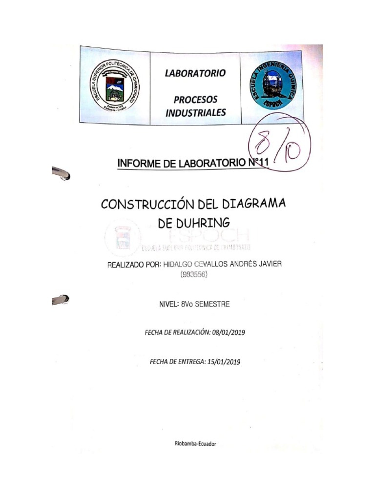 Informe 11 - Construcción-Del-Diagrama-De-Duhring | PDF | Concentración ...