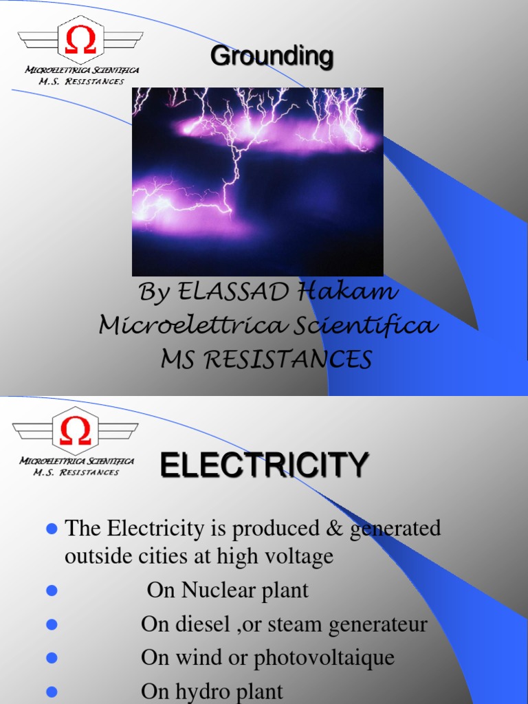 Grounding (Slide) | PDF | Inductor | Electrical Resistance And Conductance