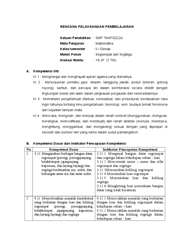 Matematika Kelas 7 K13 | PDF