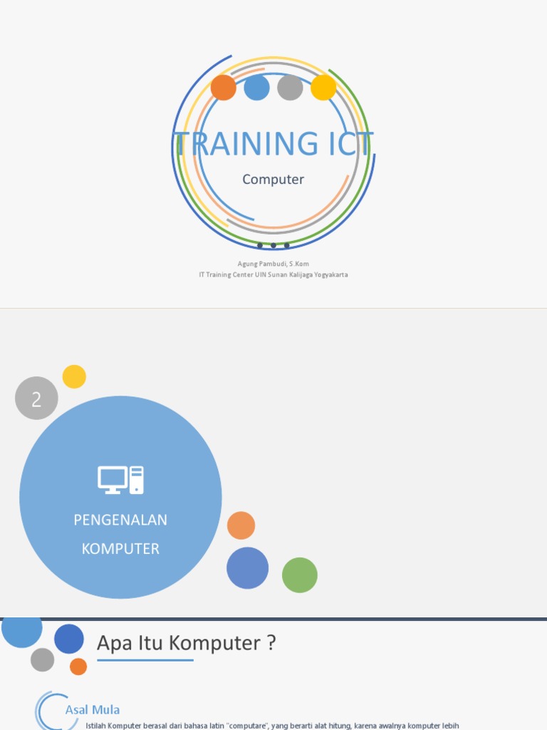 Training ICT Pengenalan Komputer | PDF