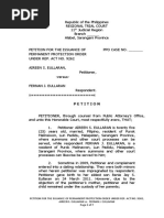 Sample Petition For Temporary Protection Order | PDF | Restraining ...