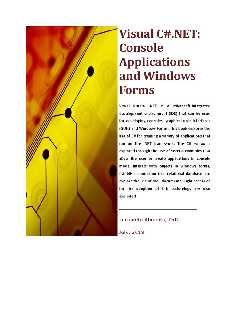 Visual C# .Net - Windows Form Application | PDF | C Sharp (Programming Language) | Language ...