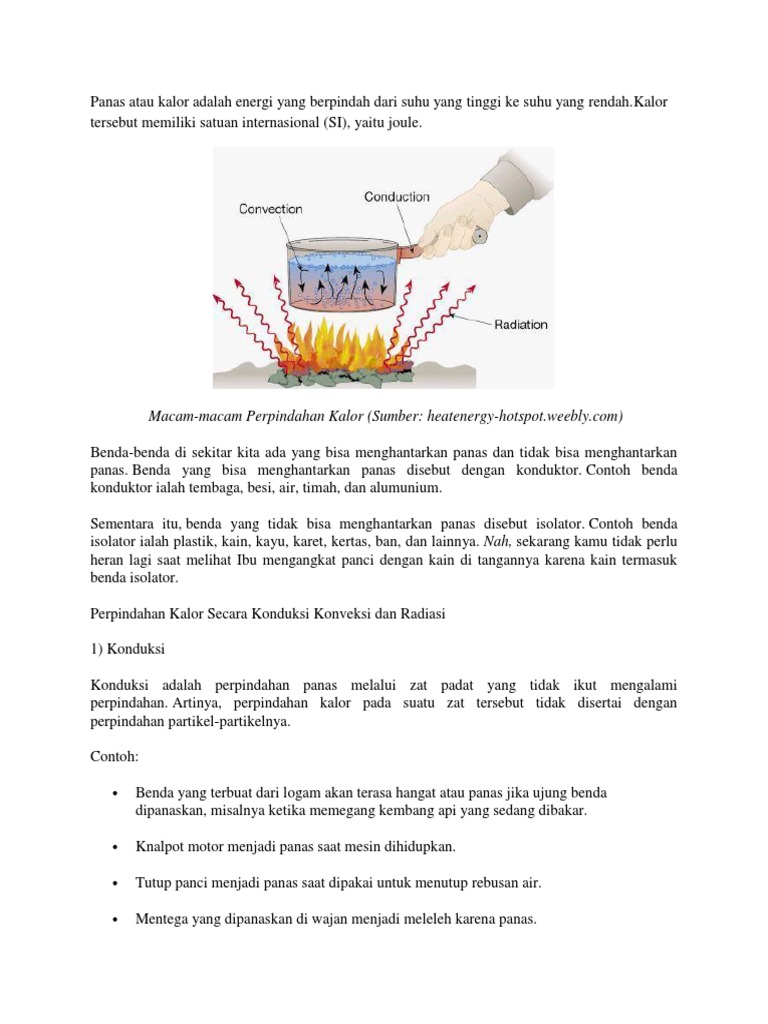Konduksi Perpindahan Panas | PDF