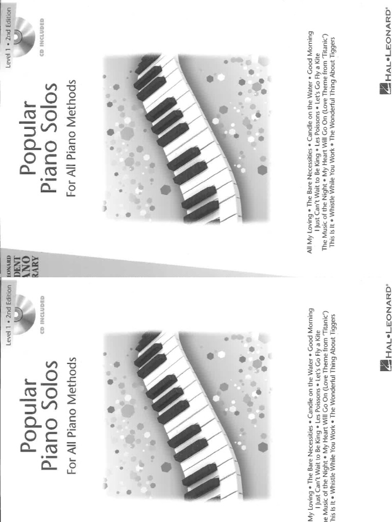 Popular Piano Solos LV 1 | PDF | Popular Music | Entertainment (General)