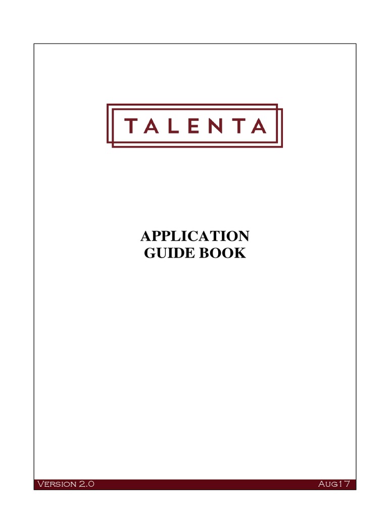Application Guide Book 2.0 PDF | PDF | Wages And Salaries | Payroll