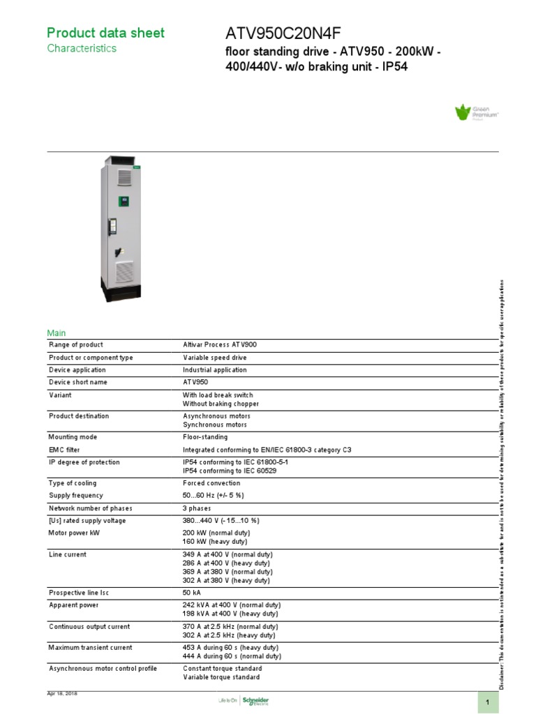 Altivar Process ATV900 - ATV950C20N4F | PDF | Electric Motor | Relay